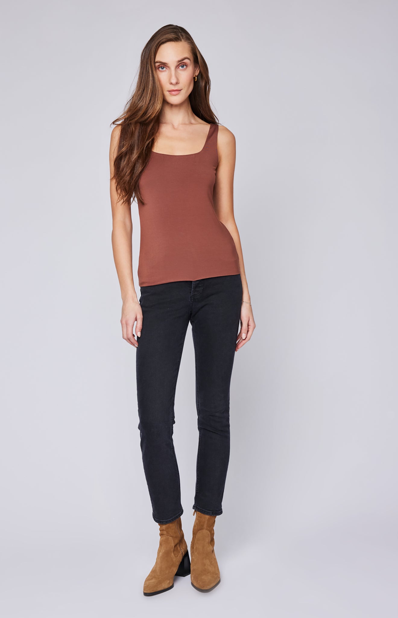 Women's Tank Tops: High Neck, V-neck, & More – Gentle Fawn